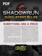 Shadowrun 5th Edition - Character Sheet | PDF | Leisure