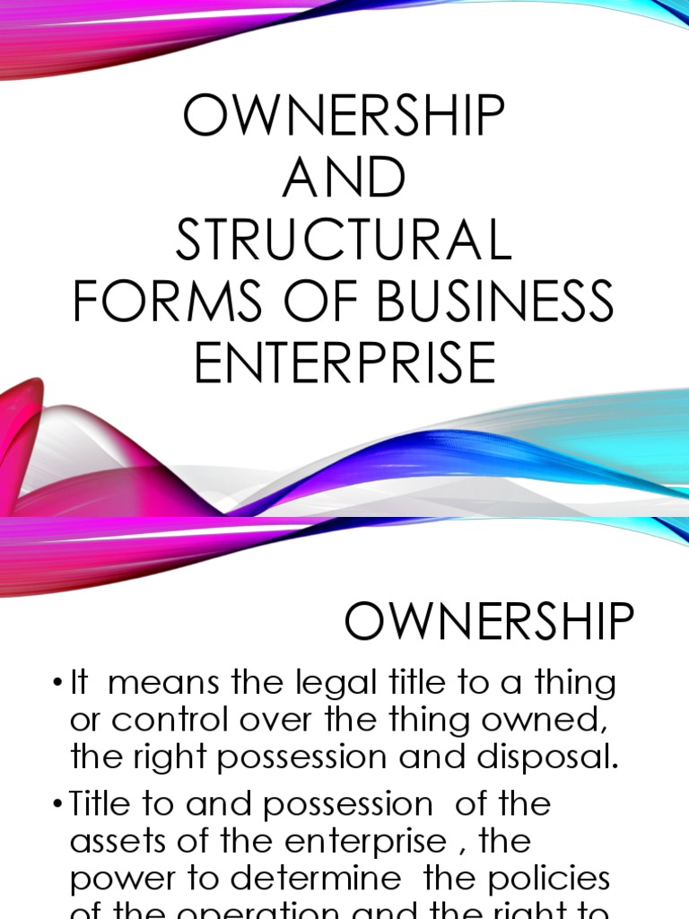 Types of Business Sole Proprietorship Parntership Corporation Types of ...