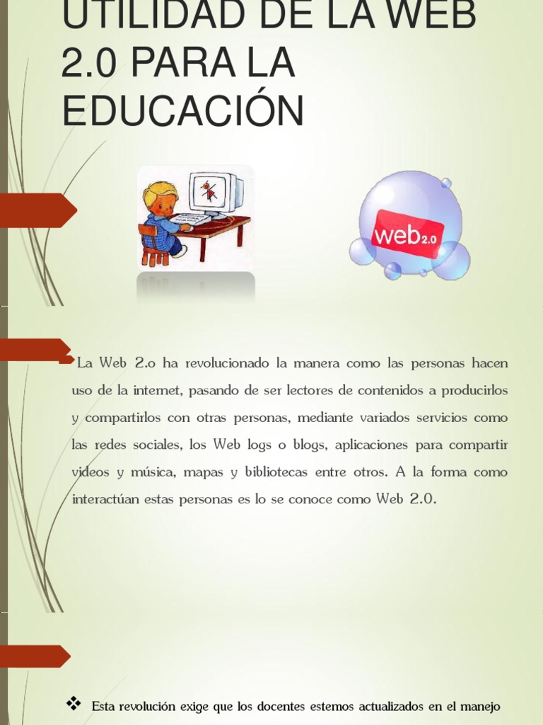 Web 2.0: Revolución Educativa | PDF