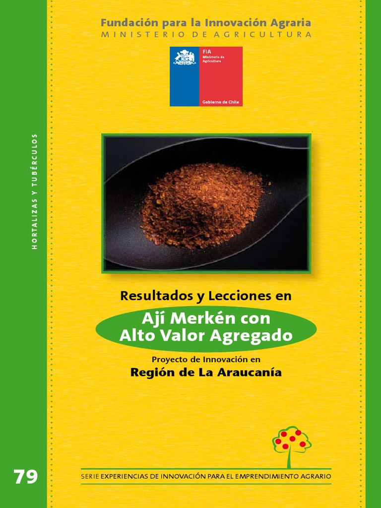 Aji Merken Con Valor Agregado | PDF | Artes culinarias | Alimentos