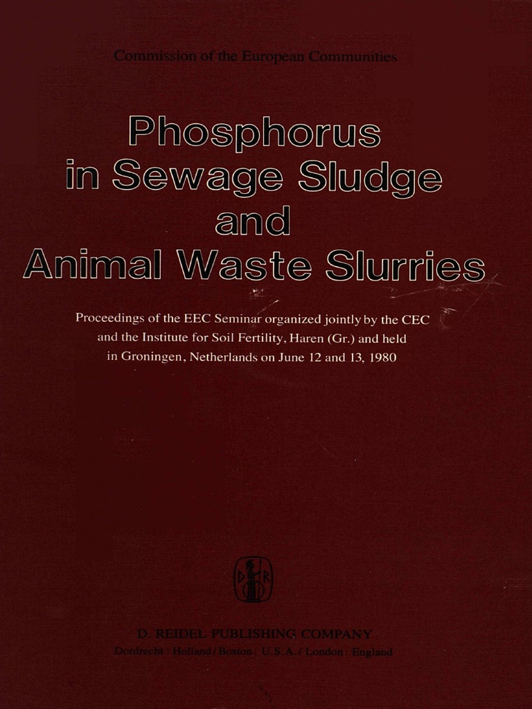 Phosphorus in Sewage Sludge | PDF | Eutrophication | Sewage Treatment