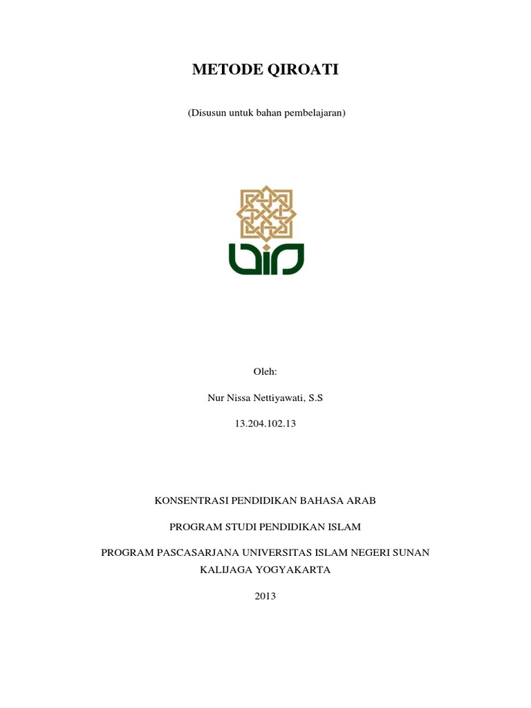 Metode Qiroati | PDF | Agama & Spiritualitas