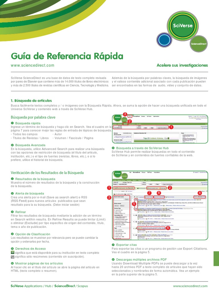 2337 ScienceDirect User Guide - ESP PDF | PDF | Contraseña | HTML