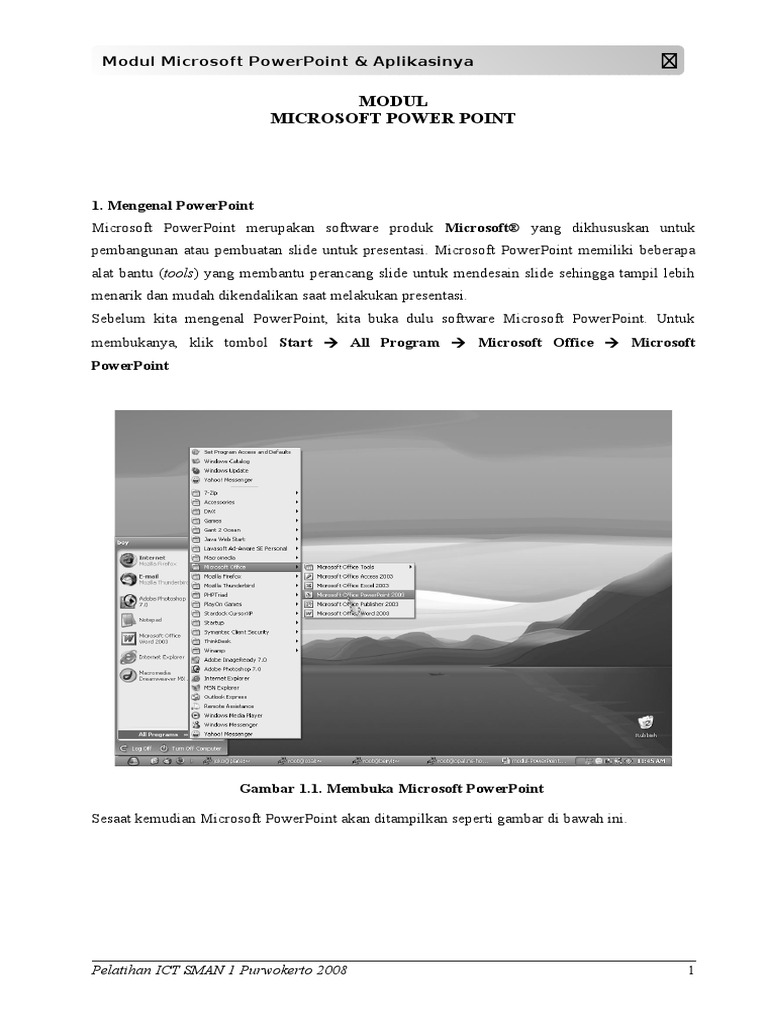 Modul Powerpoint | PDF | Komputer