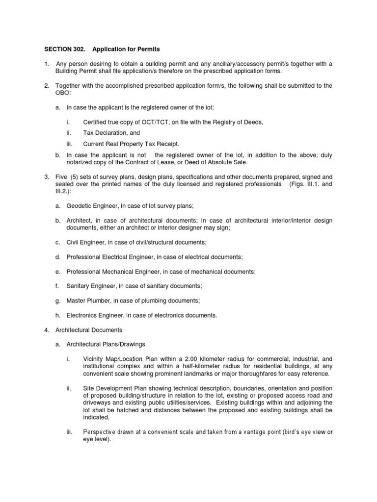 Application For Building Permits | PDF | Elevator | Geotechnical ...