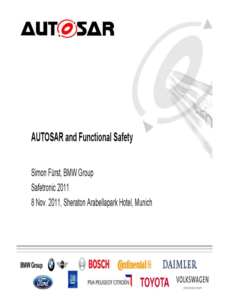 AUTOSAR and Functional Safety | PDF | Computer Architecture | Software ...