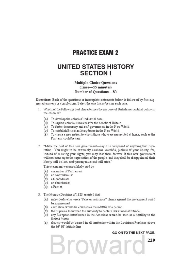 AP Us History Practice Test | PDF | Slavery In The United States | Freedman