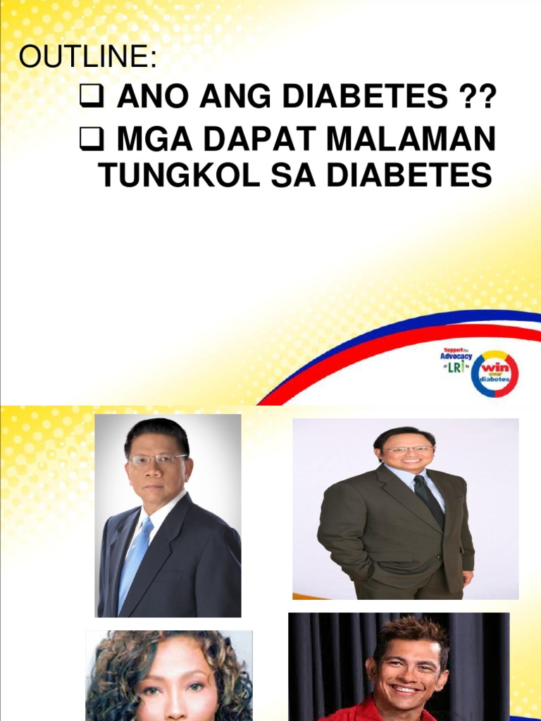 Diabetes Mellitus Lay English Tagalog - SEDNEY ANOVER | PDF