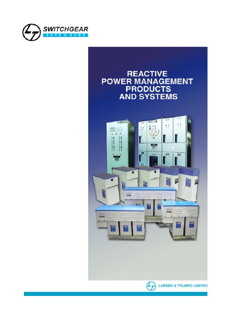 Reactive Power Managment RPM Booklet | PDF | Capacitor | Ac Power