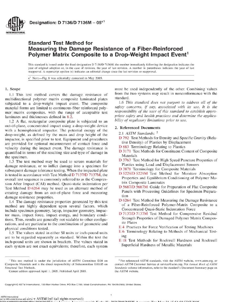 MK - Astm D 7136 | PDF