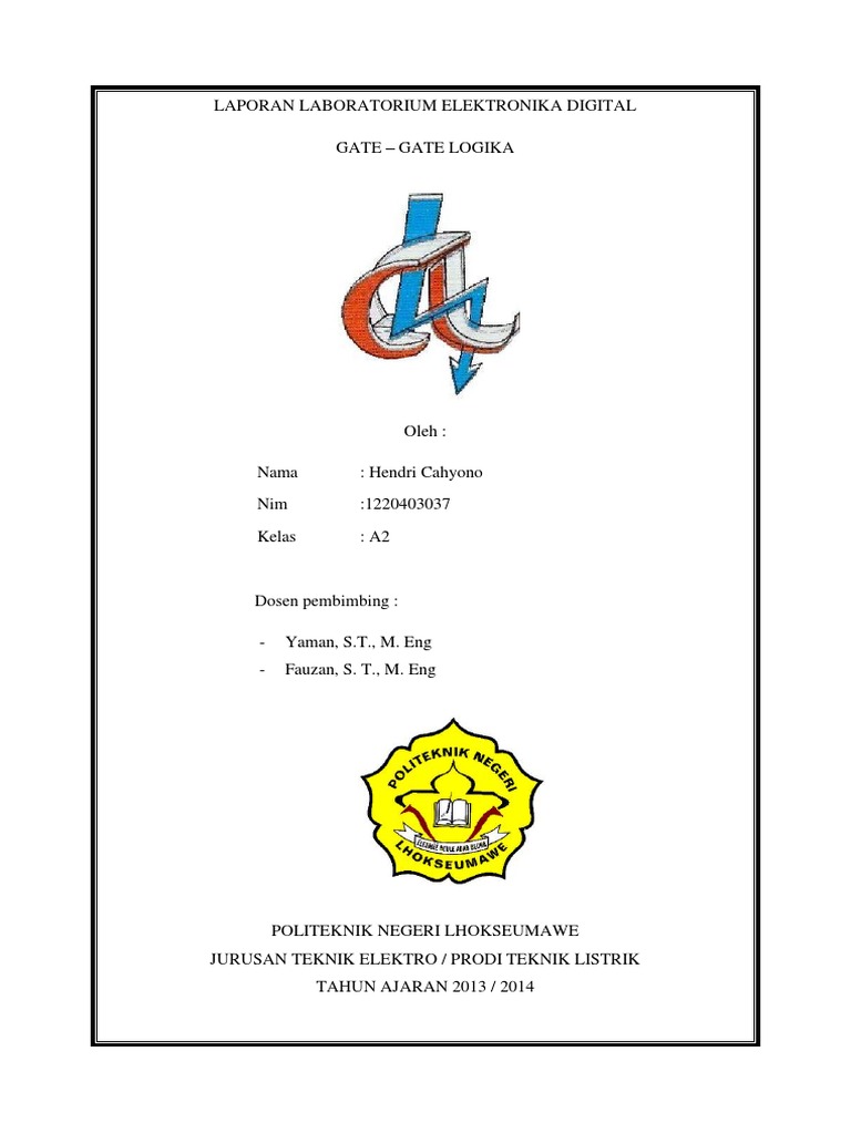 Laporan Ac. Digital 03 Gate - Gate Logika | PDF