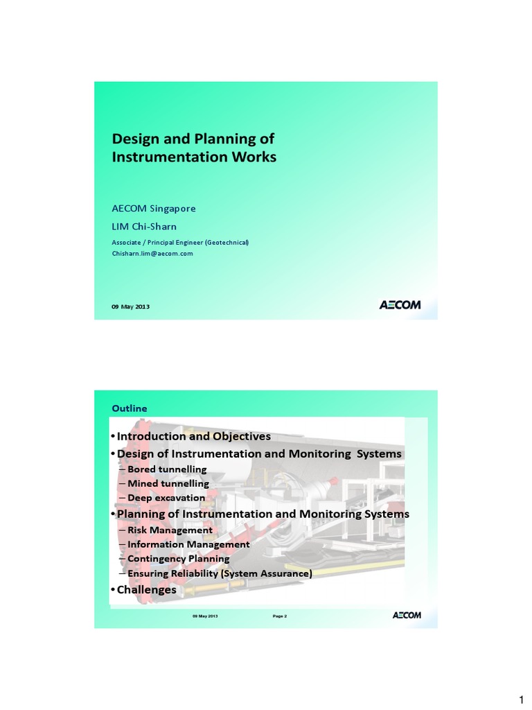 Design and Planning of Instrumentation Works | PDF | Deep Foundation ...