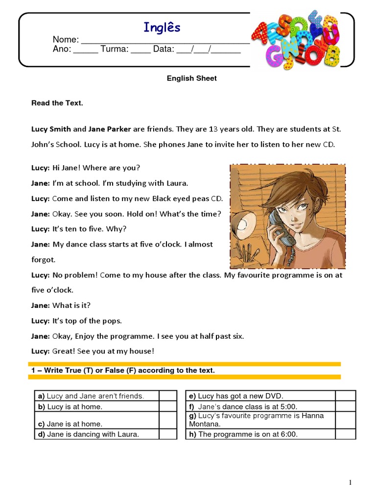 English Conversation Practice for Teens | PDF