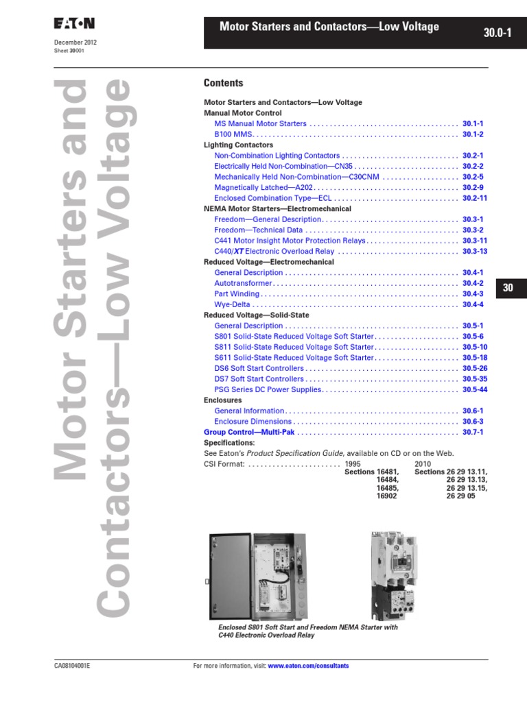 Motor Starter and Contactors | PDF | Switch | Incandescent Light Bulb