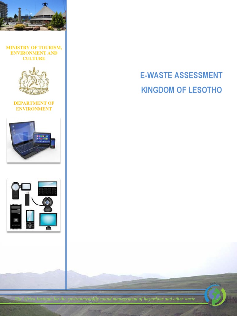 Study E Waste Assessment Report Lesotho | PDF | Electronic Waste ...