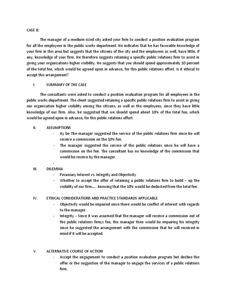 MC Case Analysis | PDF | Public Relations | Business Ethics