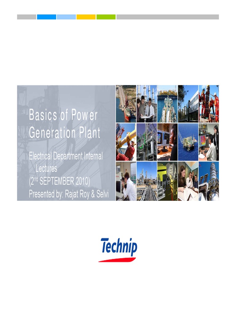 Electrical Lecture 1 - Basic of Power Plant | PDF | Power Station | Steam