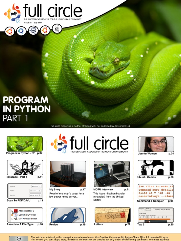 Full Circle Magazine Issue27 en | PDF | Command Line Interface | String (Computer Science)