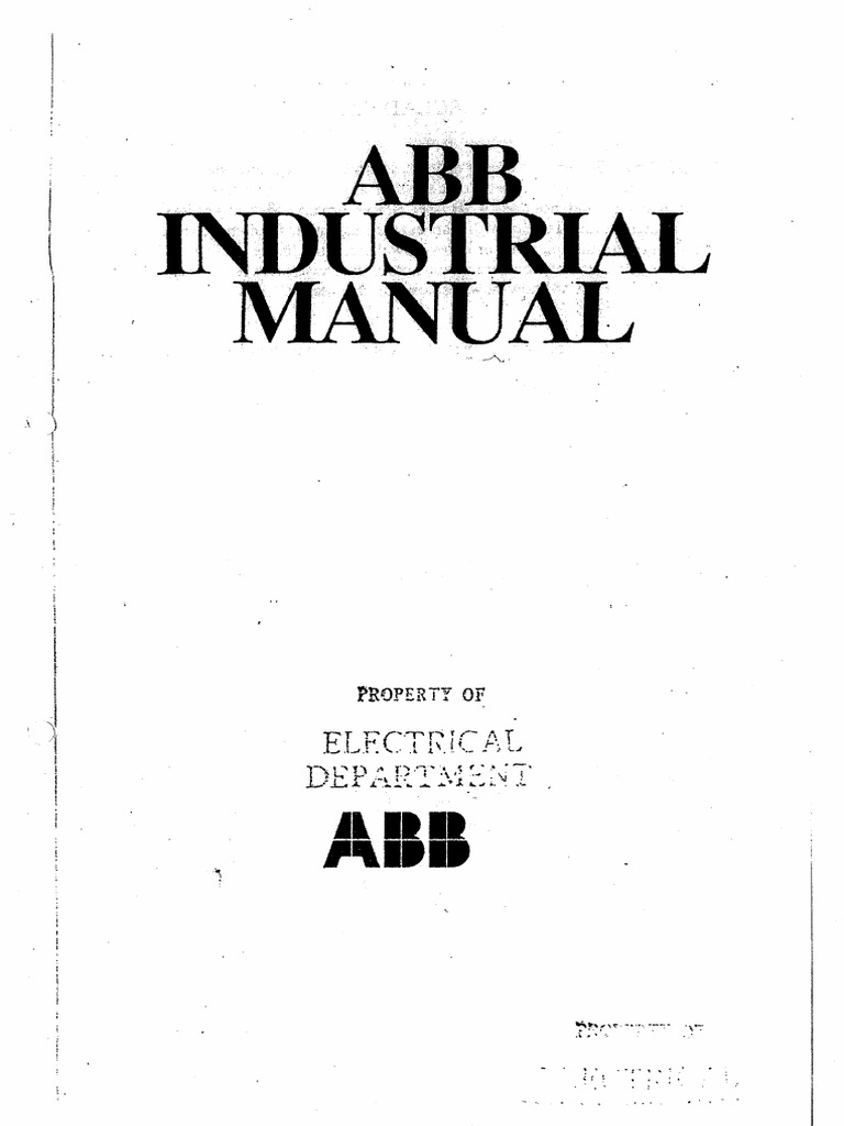 ABB Industrial Manual