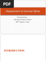 Cervical Spine Goniometry Guide | PDF | Vertebral Column | Vertebra