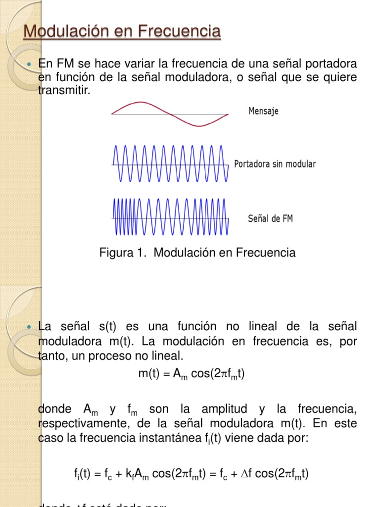 Modulación FM Banda Estrecha | Modulación de frecuencia | Modulación