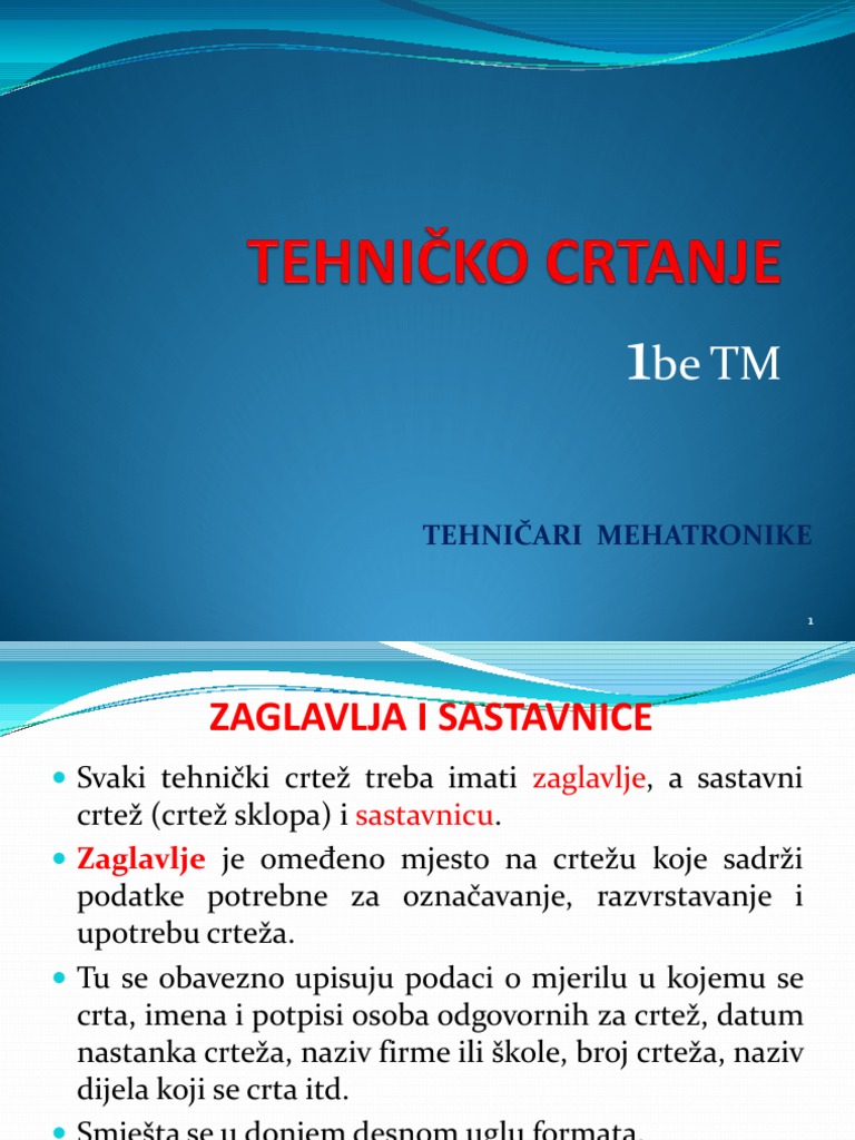 Zaglavlja I Sastavnice | PDF