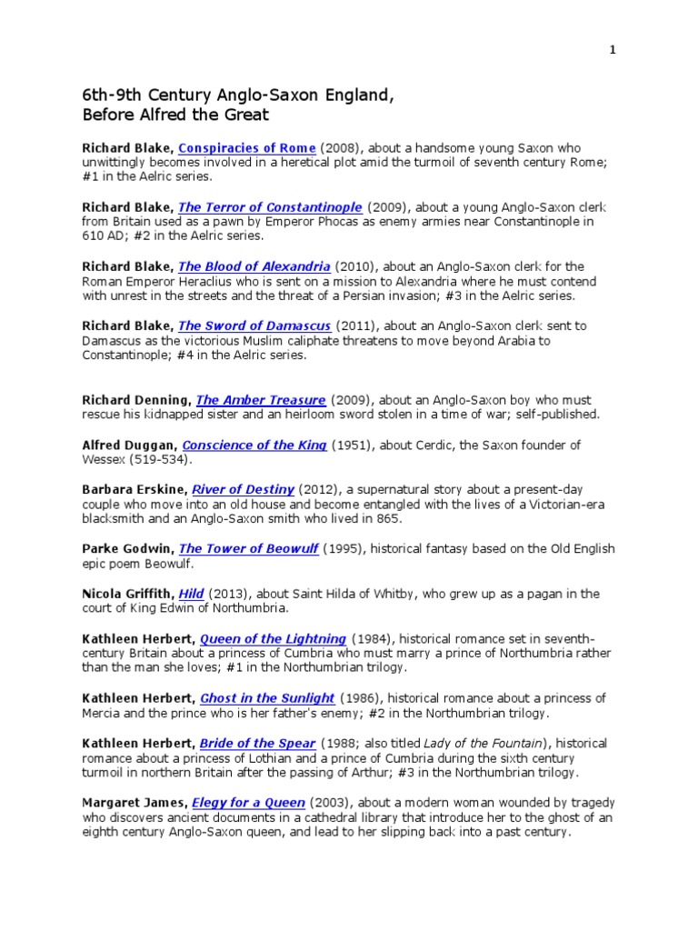Medieval Book List | PDF | Vikings | House Of Plantagenet