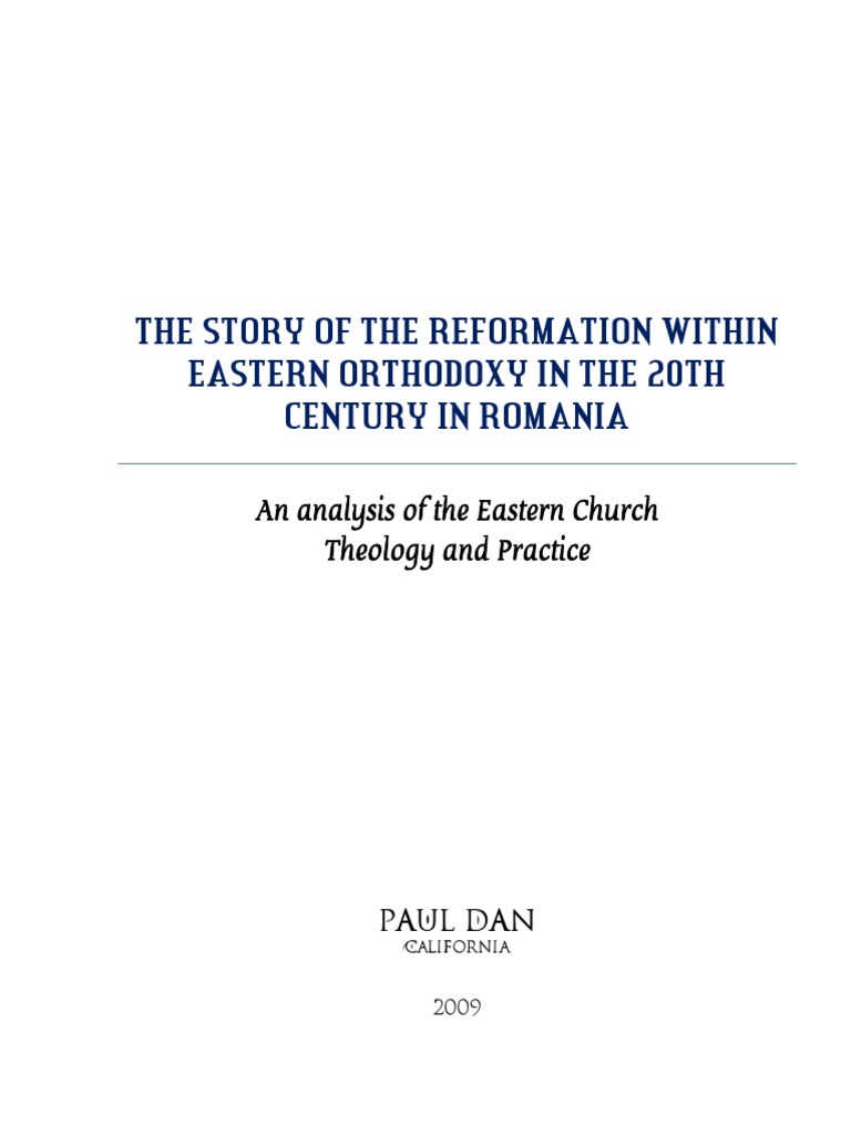Reformed Orthodox | PDF | Neoplatonism | Eastern Orthodox Church