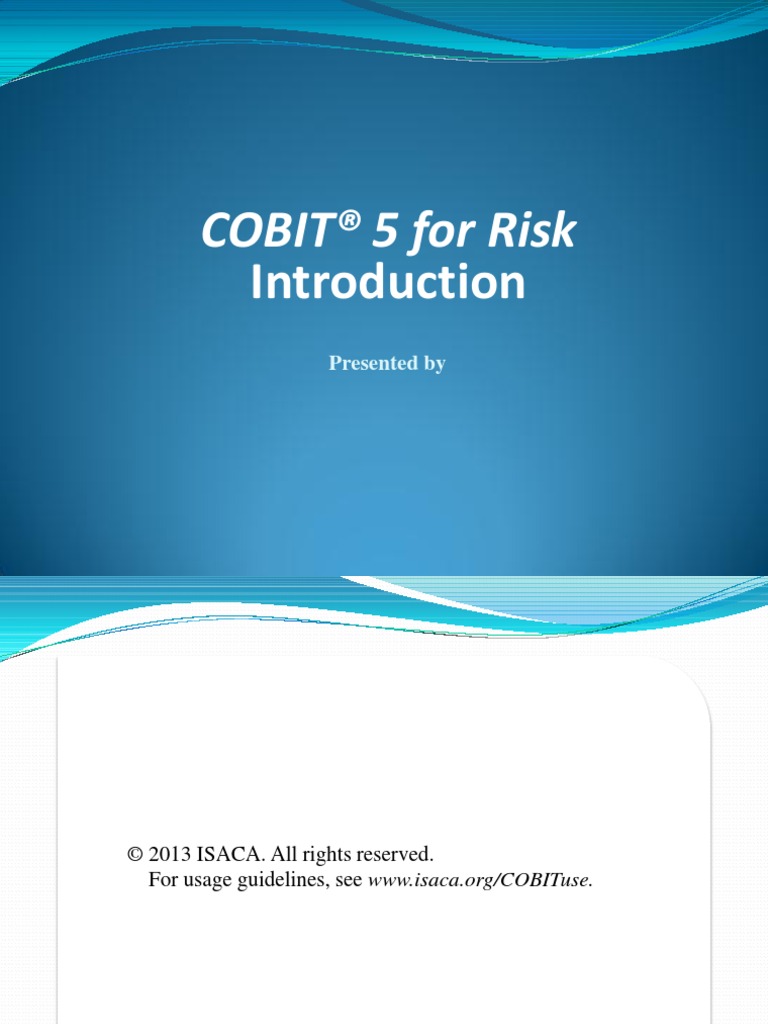 COBIT-5-Risk Res Eng 1213 | PDF | Cobit | Risk