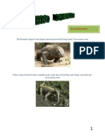 Komodo Dragon: Facts and Habitat | PDF