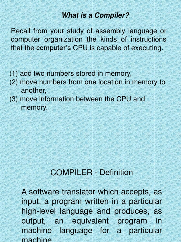 Compiler Construction | PDF | Compiler | Assembly Language