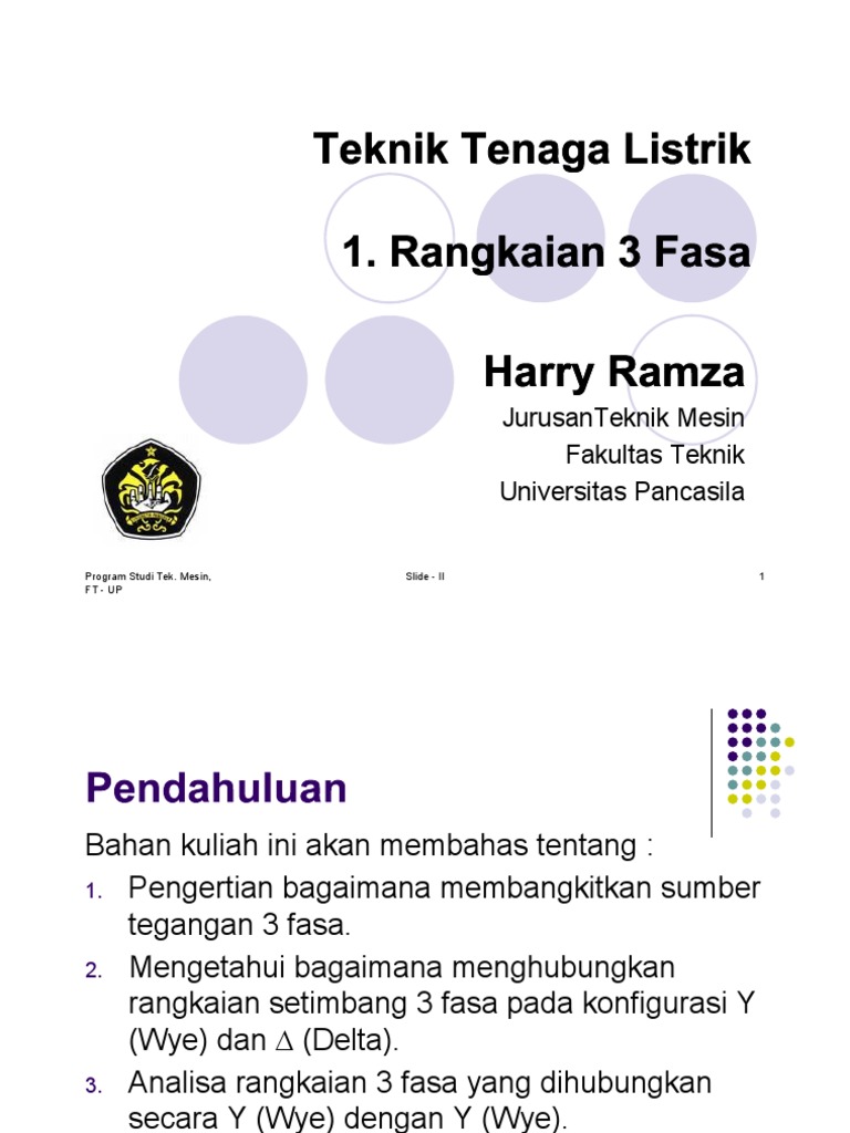Rangkaian 3 Fasa | PDF | Sains & Matematika
