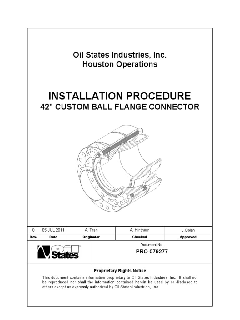 Installation Procedure for Misalignment Flange. Bolting Sequence | Pipe ...