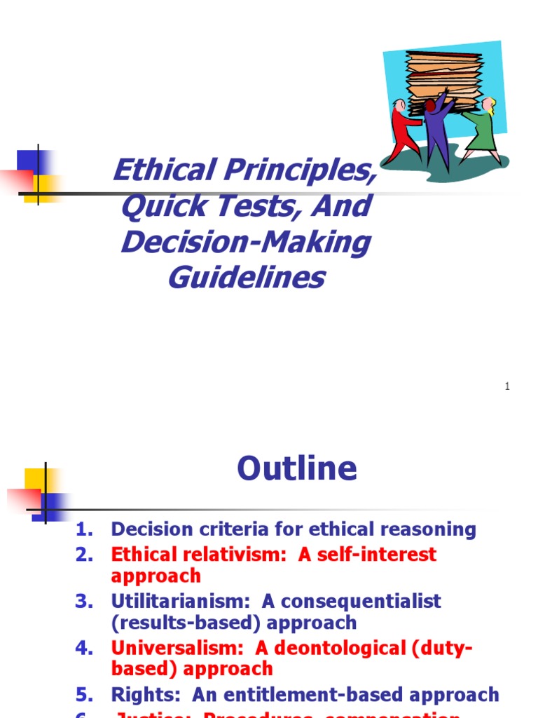 Ethical Decision-Making Frameworks | PDF | Utilitarianism | Justice