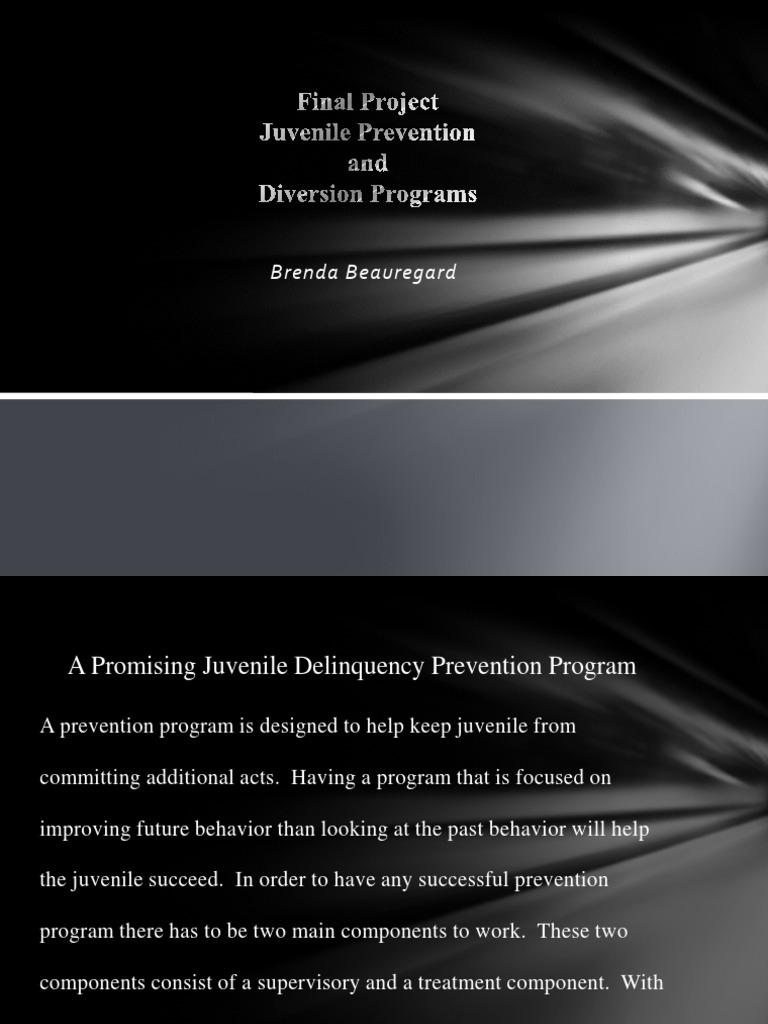 Juvenile Prevention and Diversion Programs | PDF | Juvenile Delinquency ...