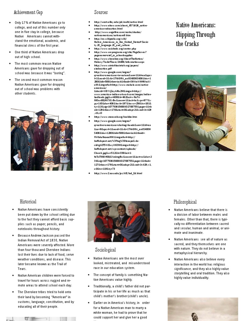 Native American Brochure | PDF | Native Americans In The United States ...