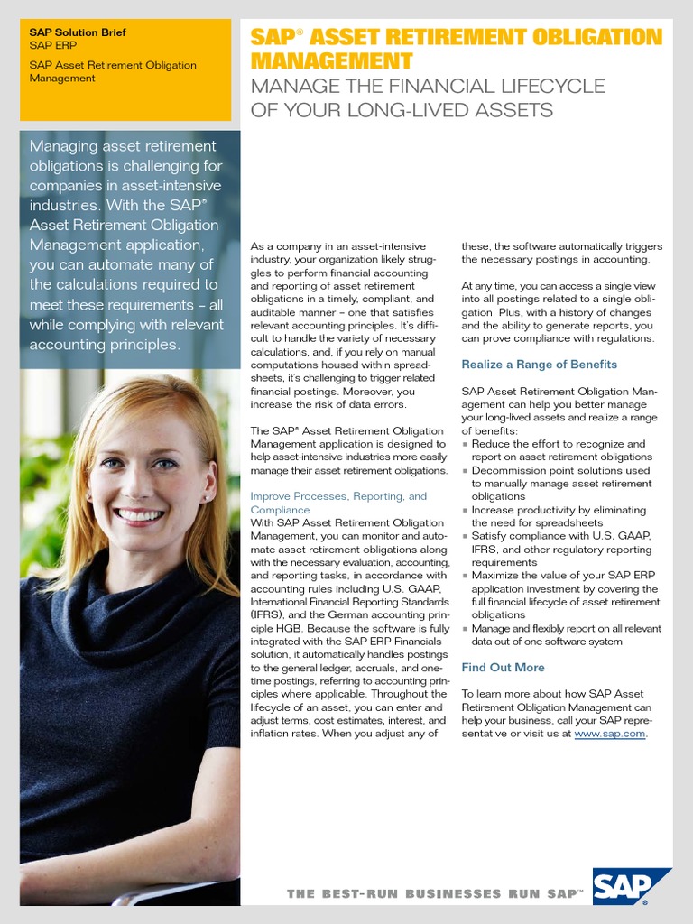 SAP Asset Retirement Obligation Management | Download Free PDF ...