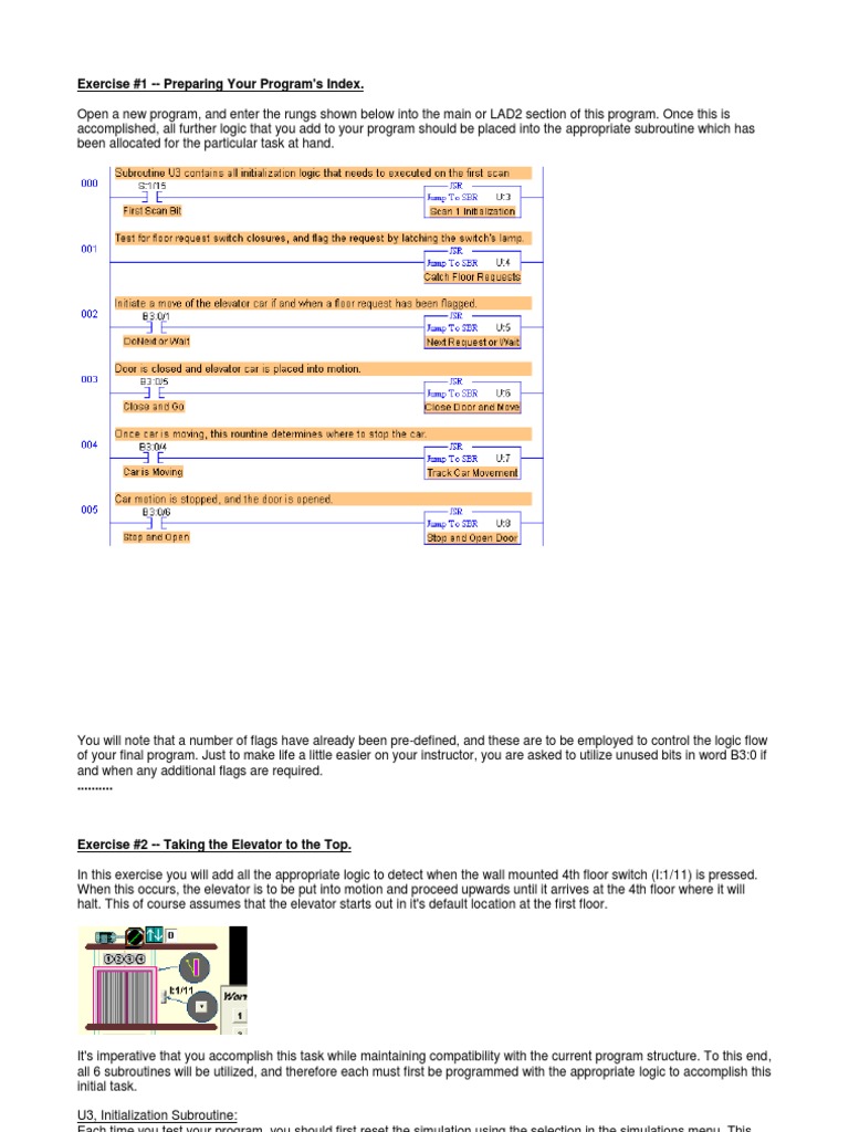 Elevator Exam 01 | PDF | Elevator | Switch