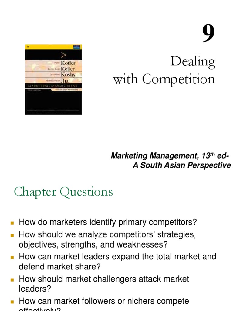 Dealing with Competition Strategies for Market Leaders, Challengers ...