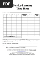 Bright Futures Volunteer Hours Log | PDF | Career & Growth