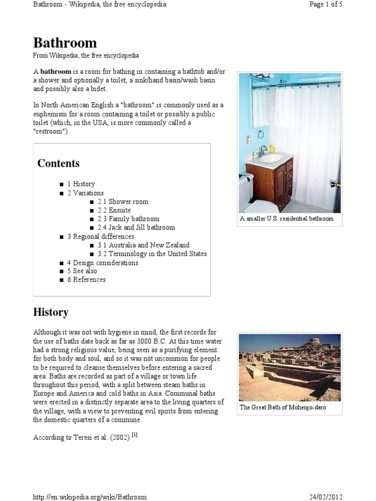 Bathroom | PDF | Bathroom | Home & Garden