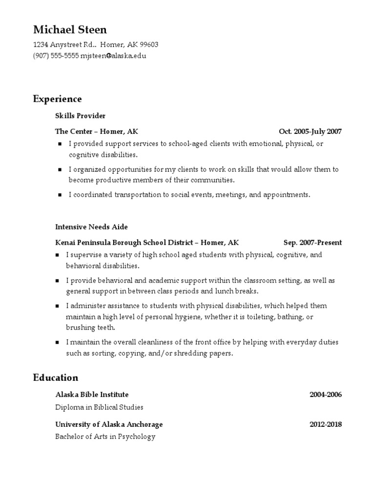 Resume Final | PDF