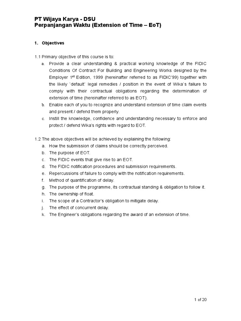 EOT | General Contractor | Engineering