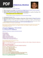 Personal Profile | PDF