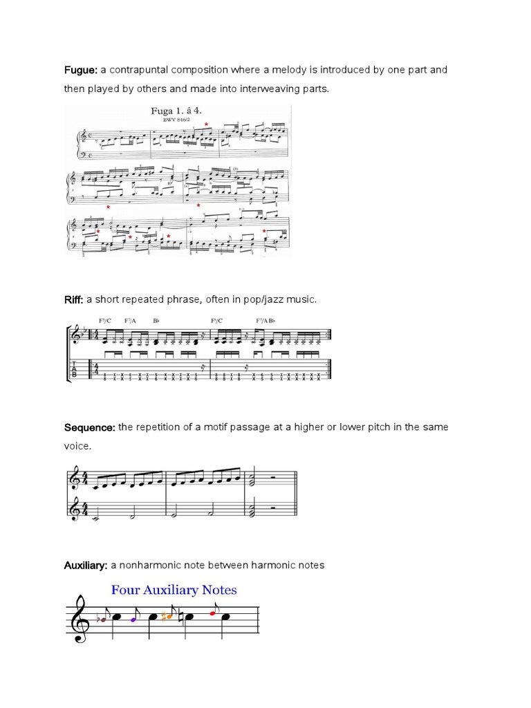 Music Theory Terms Explained | PDF