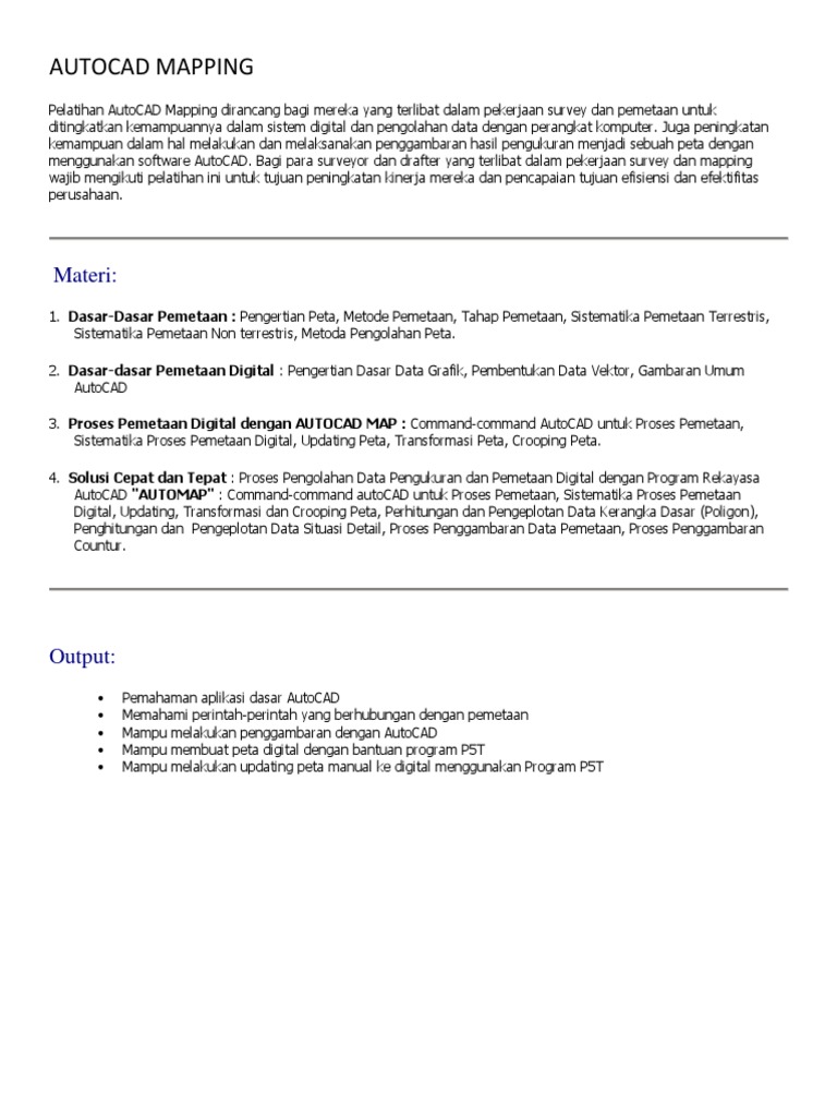 Autocad Mapping | PDF