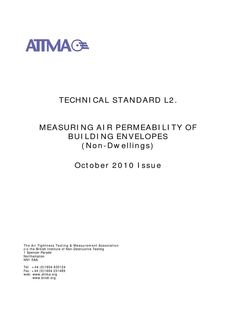 Measuring Air Permeability of Building Envelopes | PDF