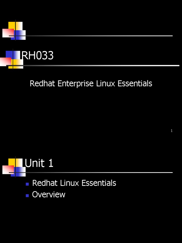 Redhat Enterprise Linux Essentials: An Introduction to Redhat Linux, Commands, and Filesystem ...