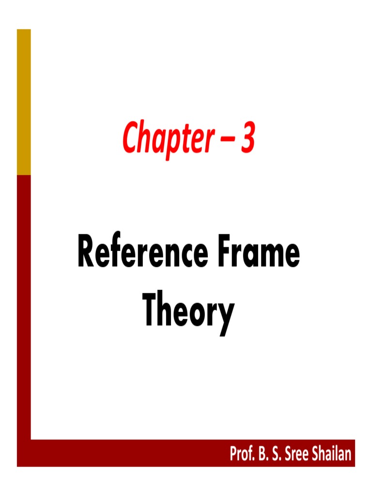 Reference Frame Theory Notes | PDF | Business