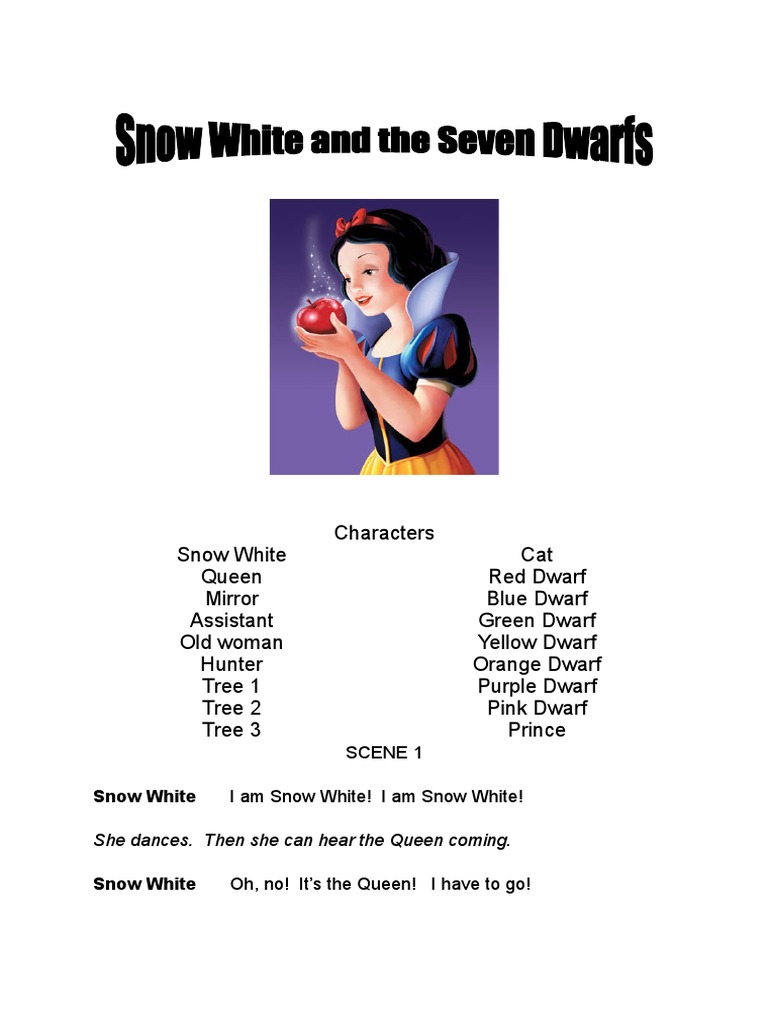 Snow White Play | PDF | Snow White | Brothers Grimm
